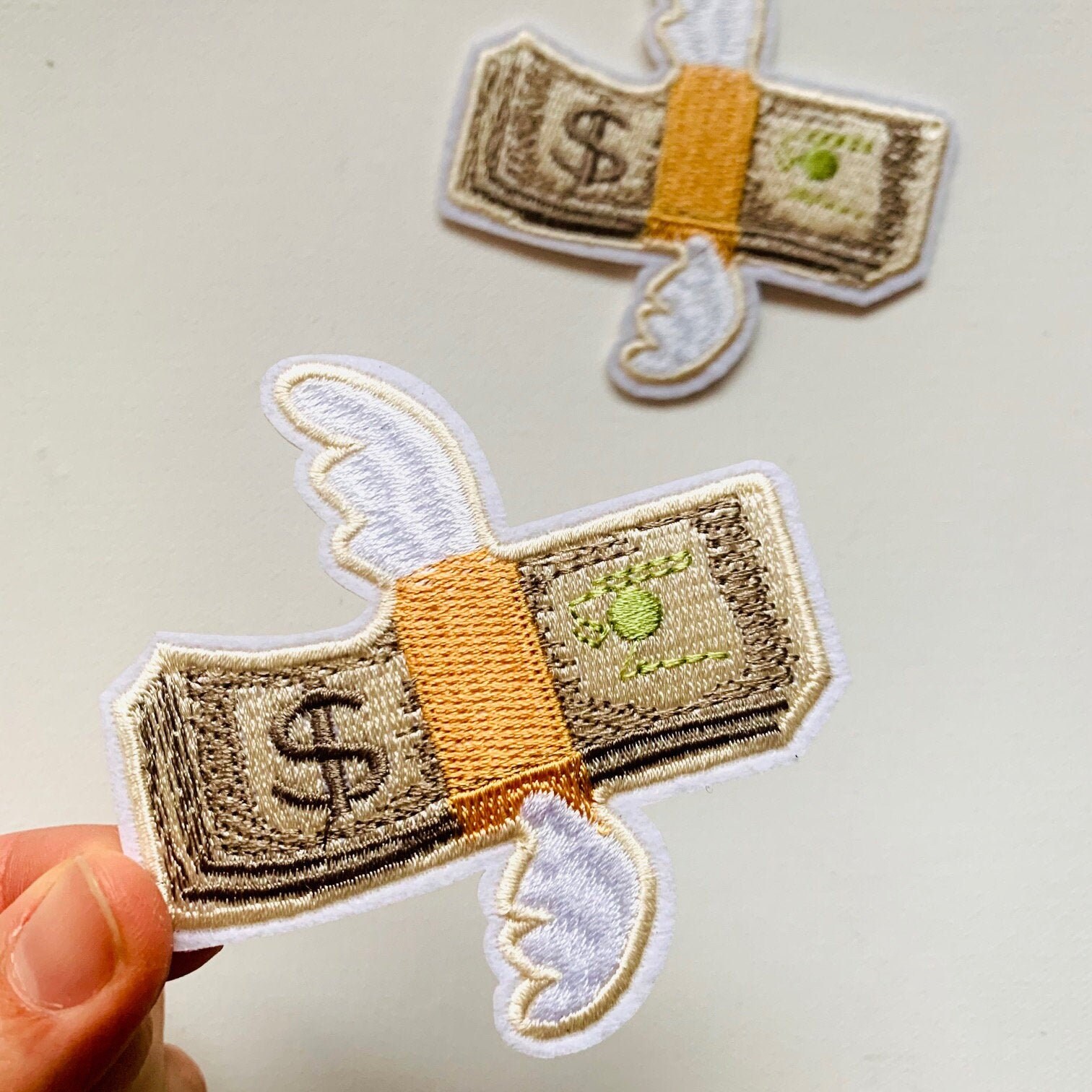 Patch DOLLAR Money Wings Embroidery 1a-quality Ironing Picture - Etsy UK