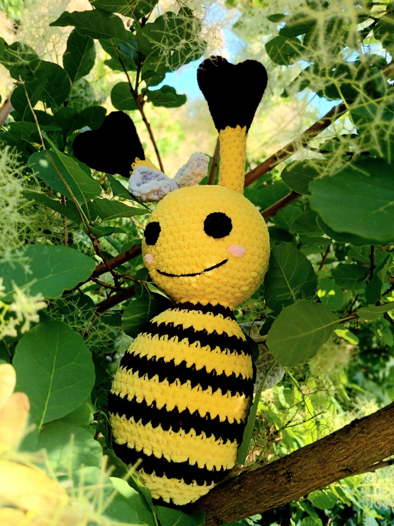 Majka the Bee, #bee,#buzzy, #amigurumi Happy Bee Toy, #bee Crochet Toy ...