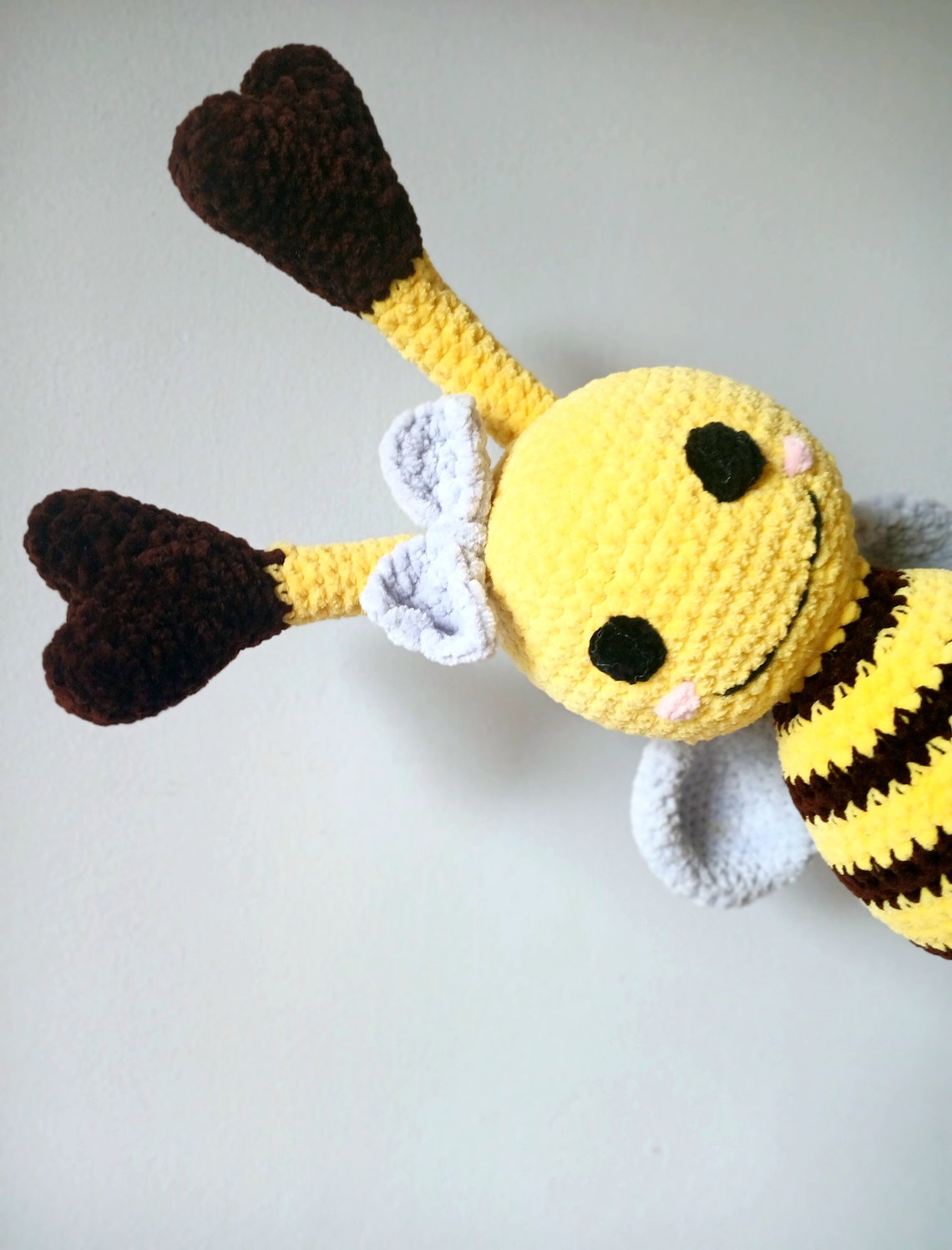 Majka the Bee, #bee,#buzzy, #amigurumi Happy Bee Toy, #bee Crochet Toy ...