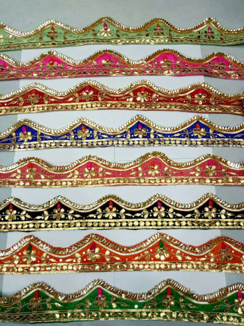 Gota Patti Border - Etsy