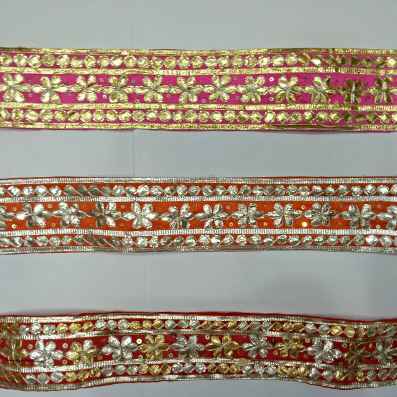 Gota Patti Handwork Border - Etsy