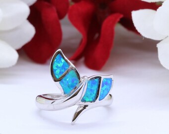 Whale tail ring | Etsy