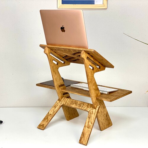 Portable Wood Laptop Stand - Etsy