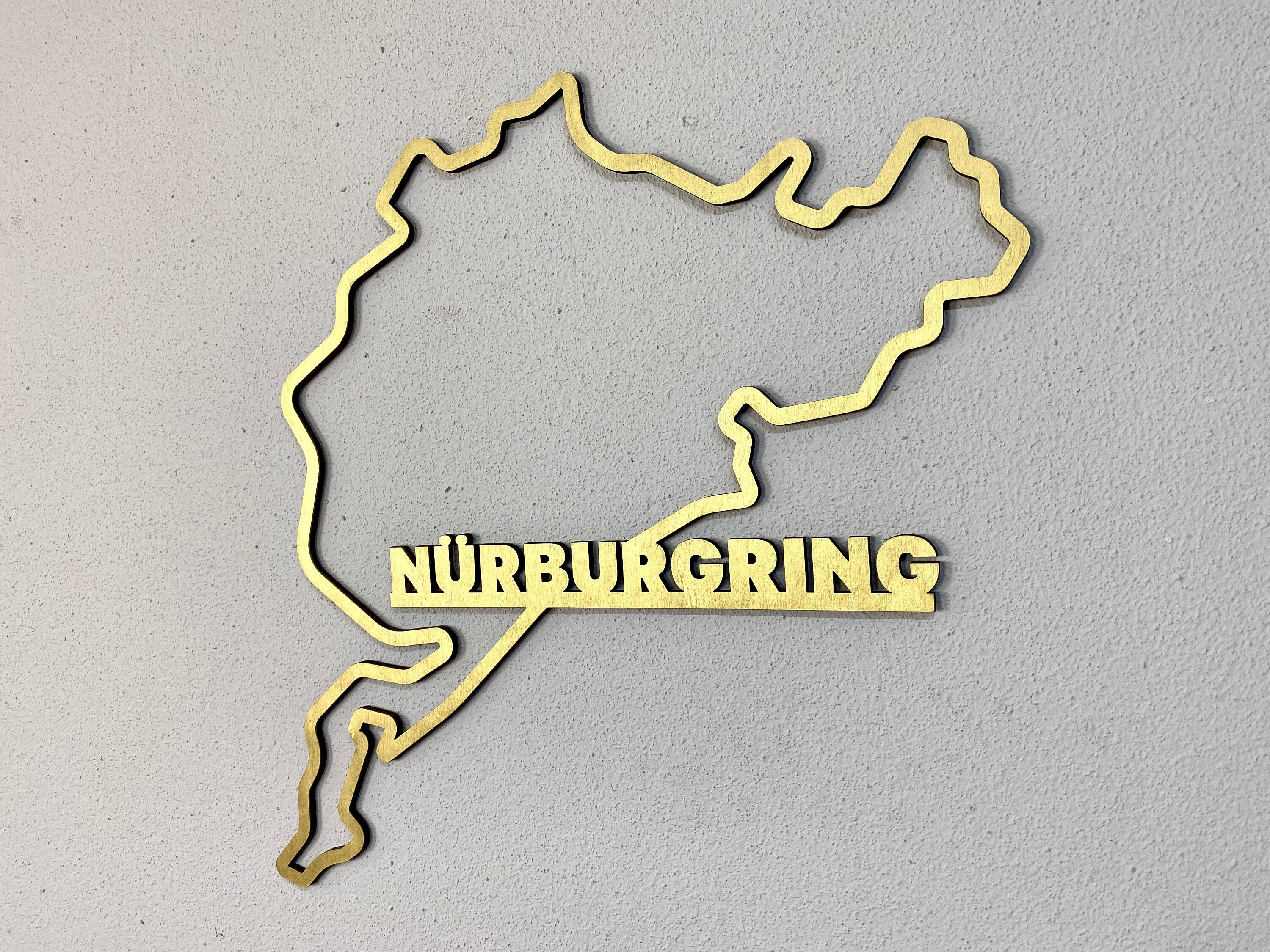 Nurburgring Race Track Formula 1 F1 track Wall Art F1 | Etsy