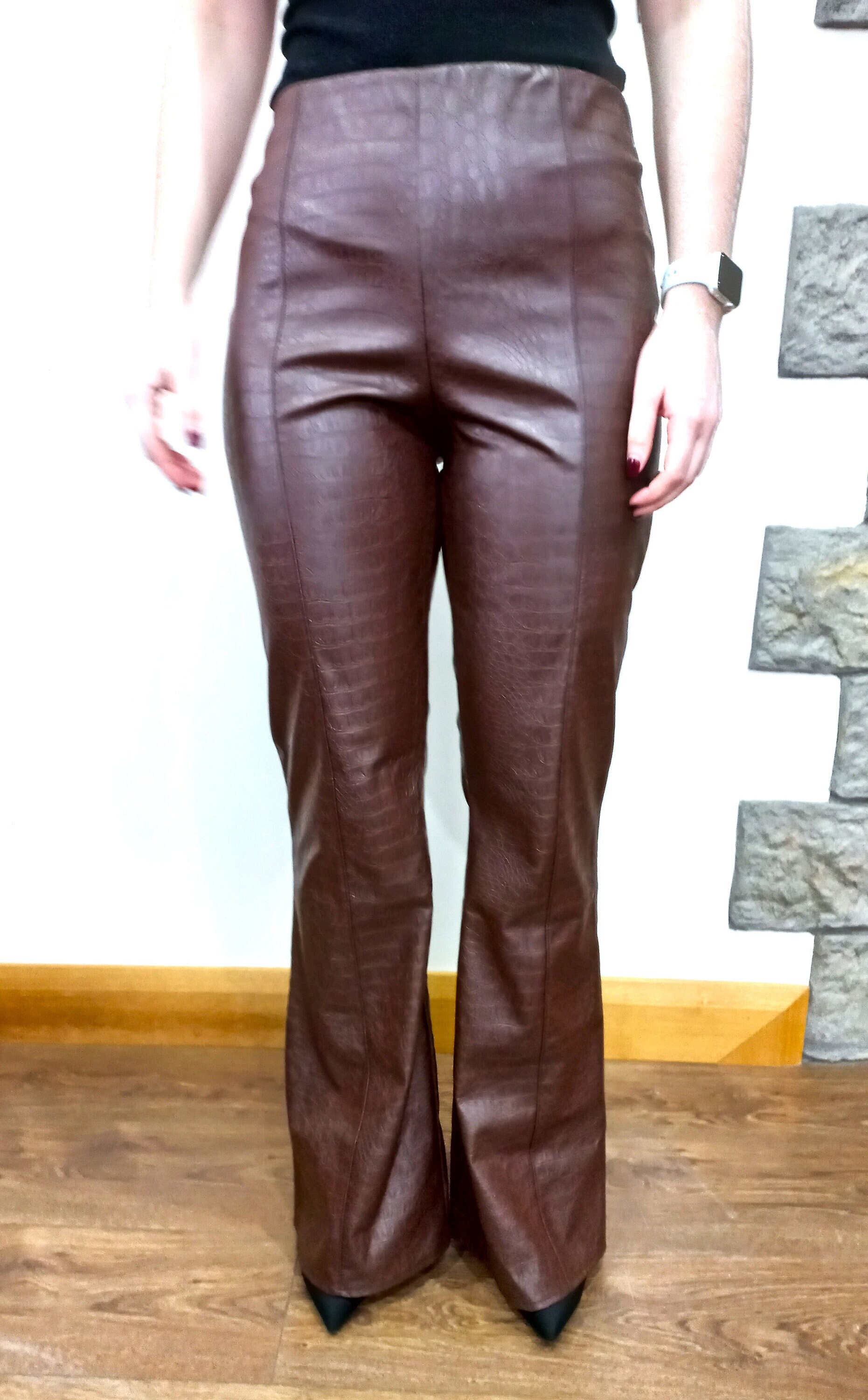 Funky Emo Goth Rocker Hippy Boho Brown Faux Snakeskin Leather - Etsy