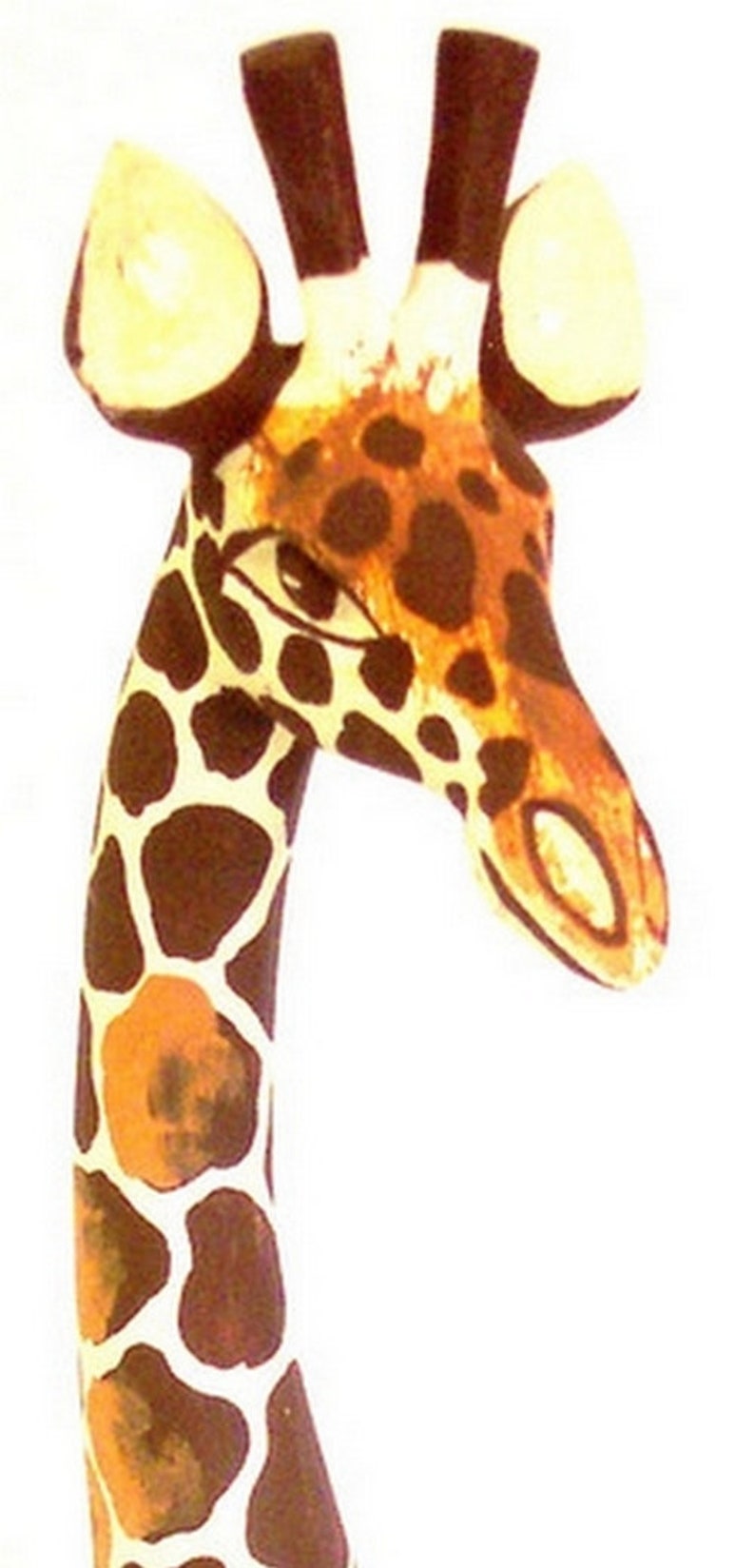 Wooden Giraffe - Hand Painted With Natural Markings (16" Tall) - Etsy