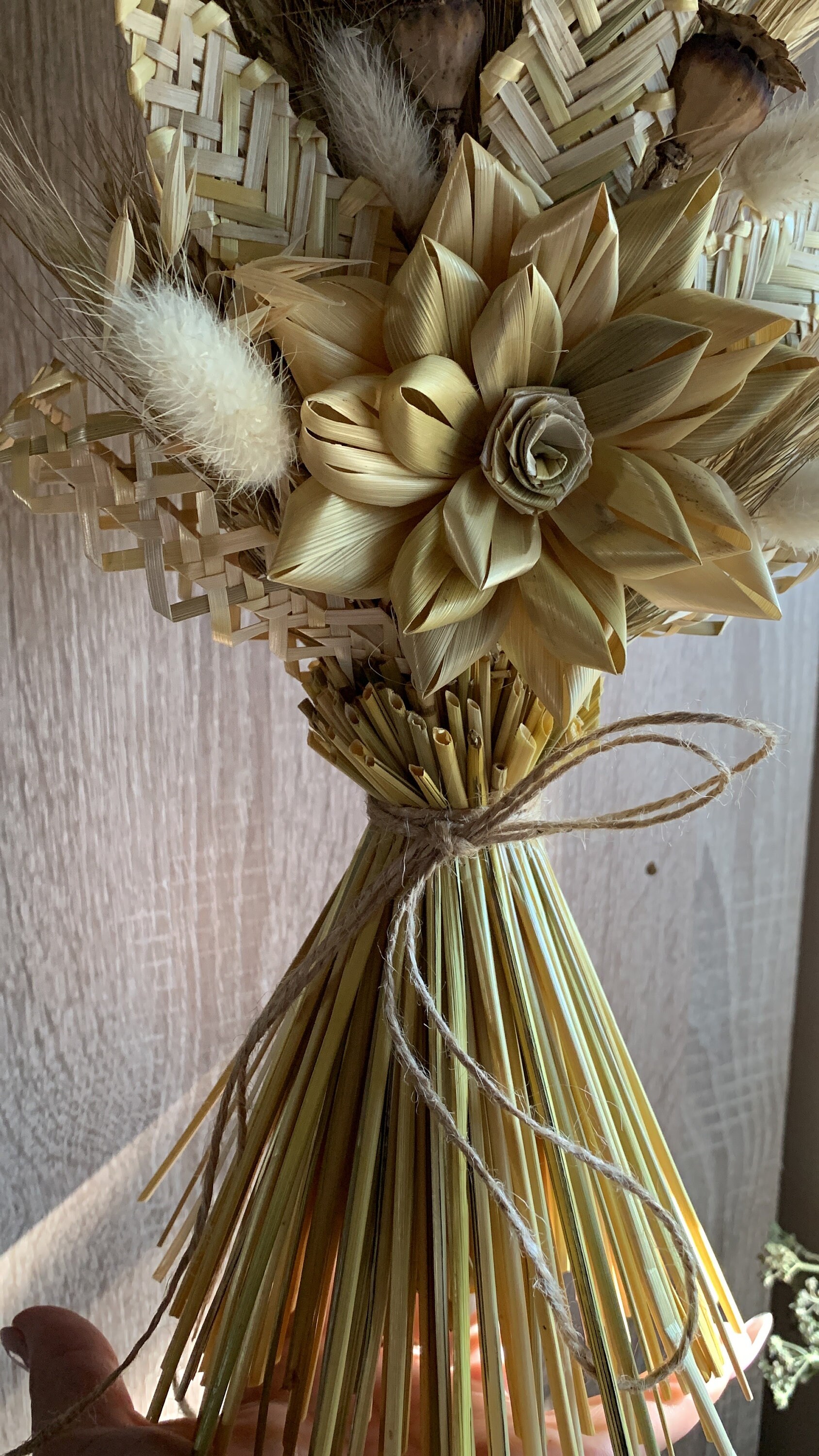 Traditional Ukrainian Didukh on the Trine, Ukrainian Traditional, Straw ...