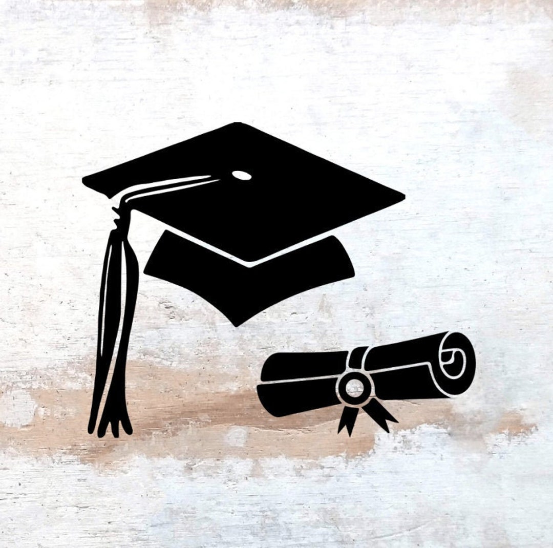 Graduation Cap & Diploma SVG: Senior 2021 Cut Files (digital Download ...