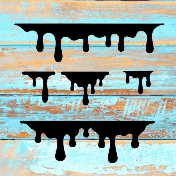 Drip Svg - Etsy