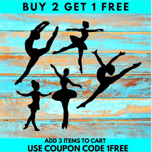 Boy Ballet Dancer Clipart / Cutting Files Svg Png Jpg Dxf - Etsy