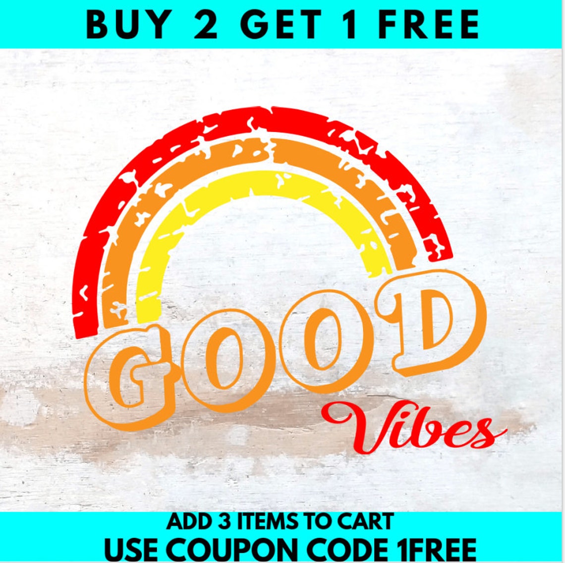 Good Vibes Rainbow SVG Good Vibes SVG Vibes Svg Rainbow SVG - Etsy