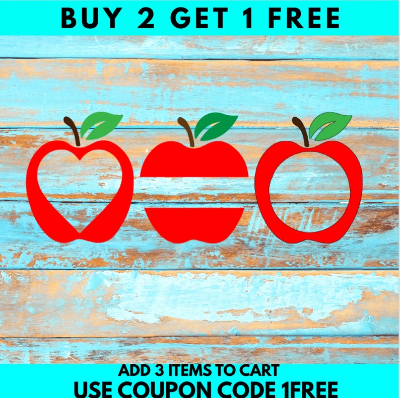 Apple SVG Apple Monogram Frame SVG Apple Name Frame SVG - Etsy