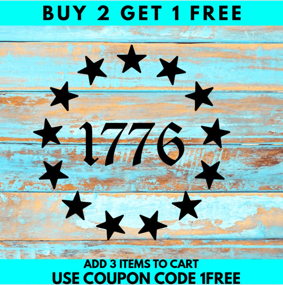 Betsy Ross 1776 Flag SVG: Patriotic Union Design (digital Download) - Etsy