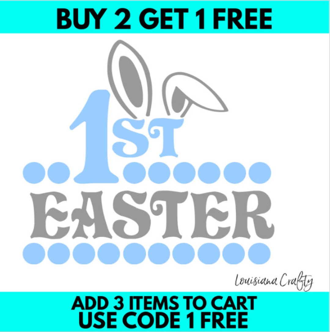 My 1st Easter SVG: Baby's First Easter (digital Download) - Etsy