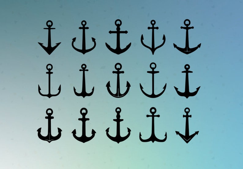 Anchor SVG Navy Anchor Sailor Anchor SVG | Etsy