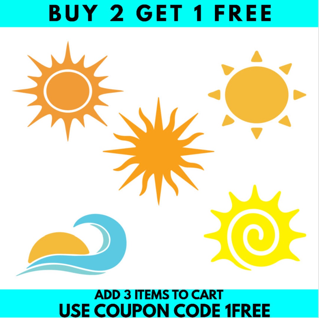 Sonne SVG, Sonnenschein SVG, Sommer SVG, Spaß in der Sonne, digitaler ...