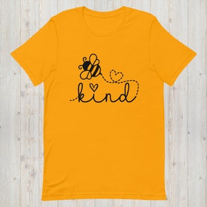 Bee Kind Shirt Be Kind Shirt Kindness Shirt Birthday Gift - Etsy