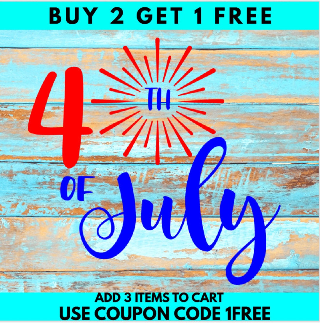 4th of July Svg/dxf/png - Etsy