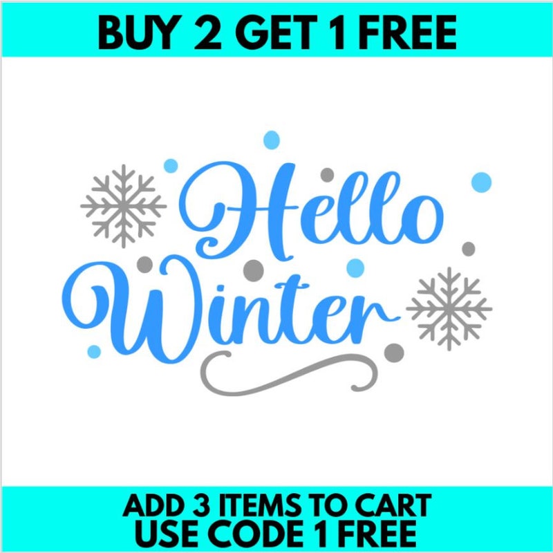 Hello Winter Sign - Etsy