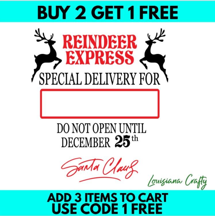 Reindeer Express SVG Christmas SVG Rudolf Svg Christmas - Etsy