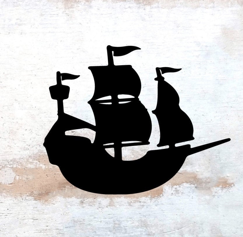Peter Pan Ship Silhouette