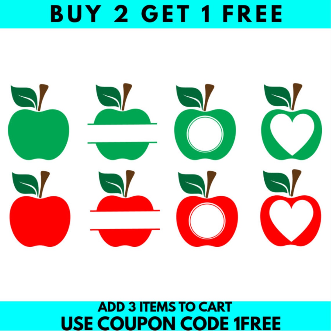 Apple SVG Apple Monogram Frame SVG Apple Name Frame SVG - Etsy