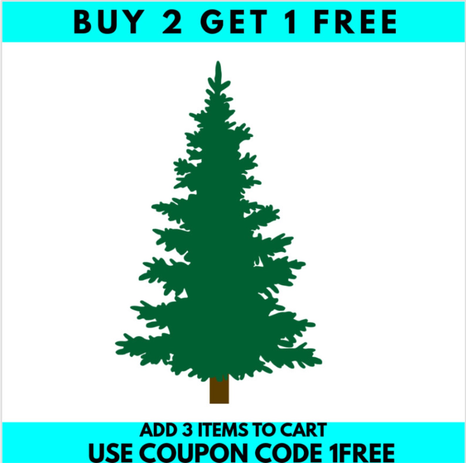 Christmas Tree SVG File: Cricut & Silhouette Cut File (digital Download ...