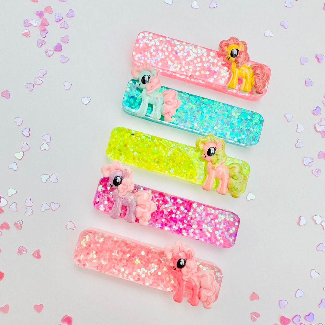 My Little Pony Hair Clips for Girls|pony Hair Clips| Rainbow Hair Clips ...