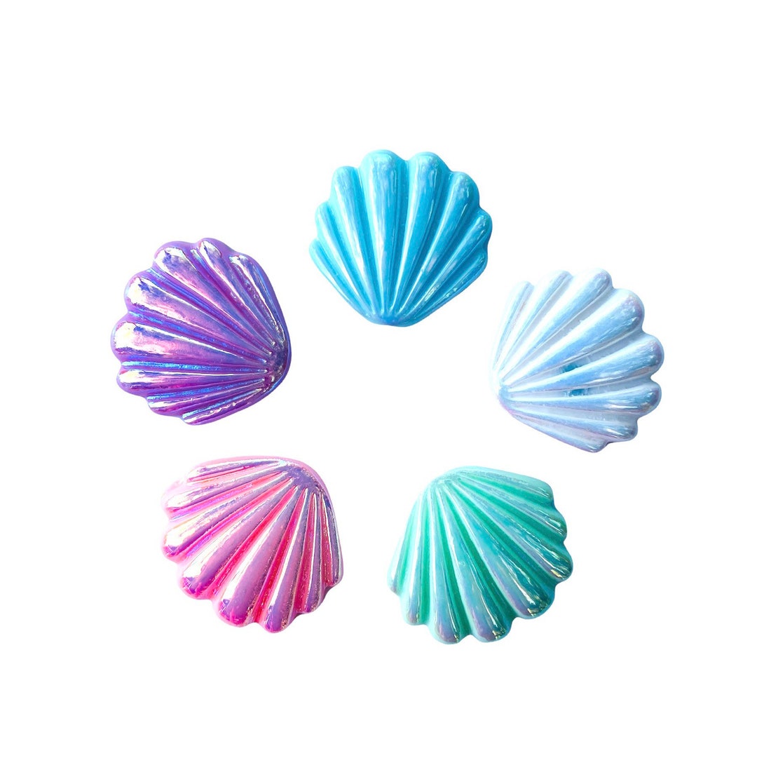 Seashell Hair Clips Bright Summer Hair Clips for Girls Mermaid Hair ...