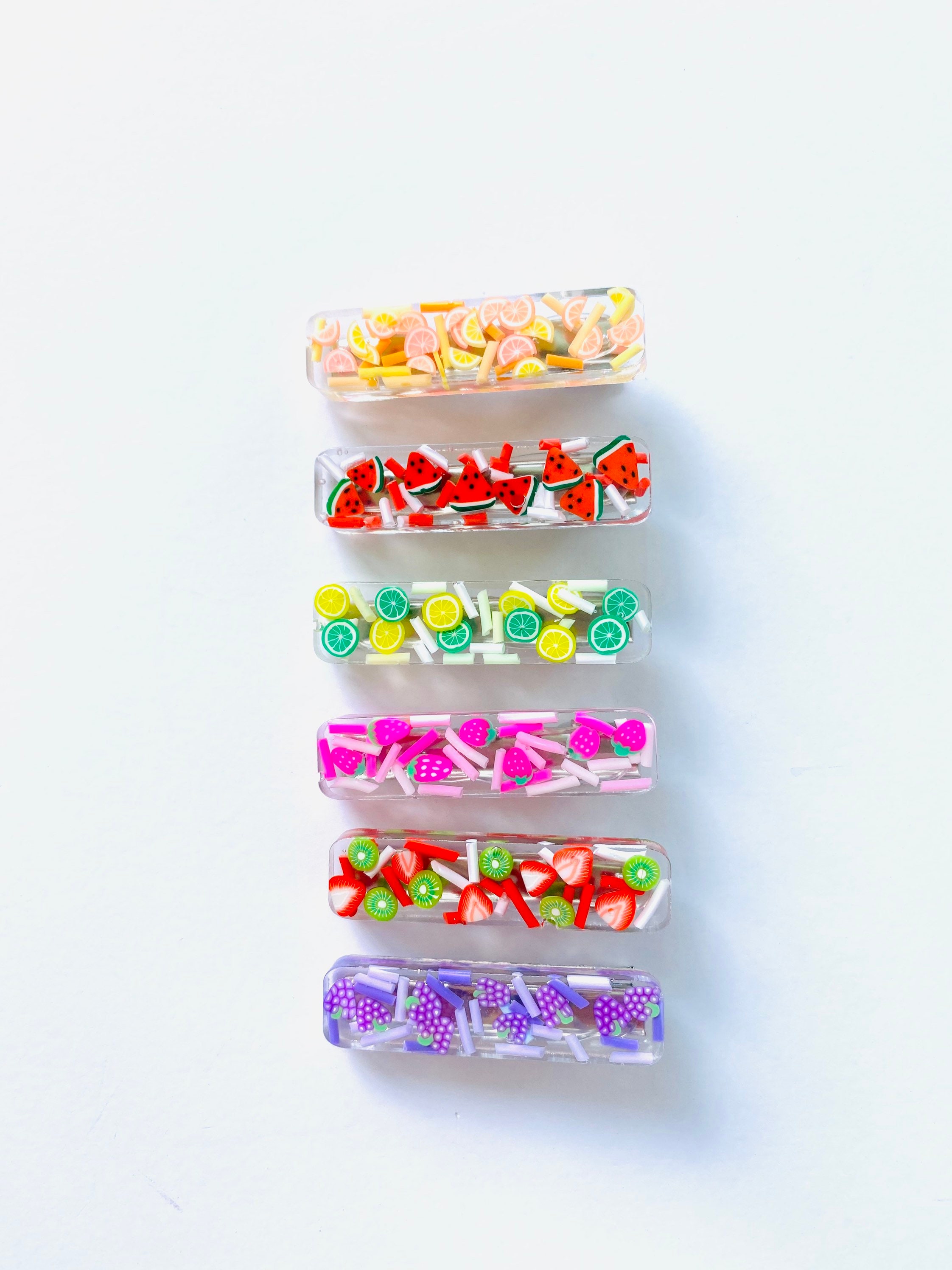 Tutti Frutti Hair Clips Summer Fruit Hair Clips for Girls - Etsy