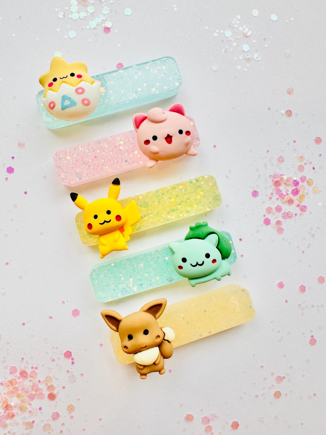 Pikachu Hair Clips for Girls| Pokemon Hair Clips| Gifts for Girls ...