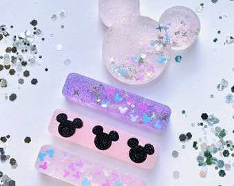 Mickey Hair Clips - Etsy