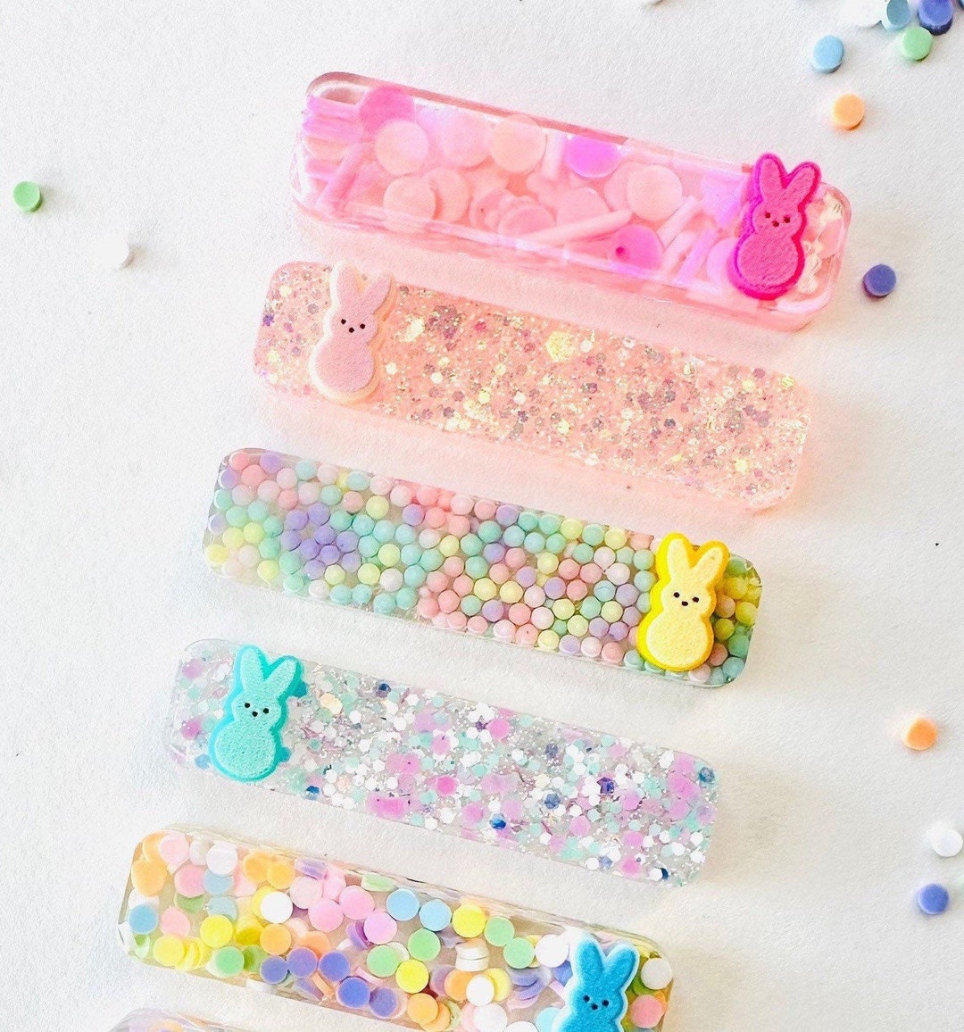 Easter Hair Clips for Girls|easter Peep Hair Clips| Easter Basket Gifts ...