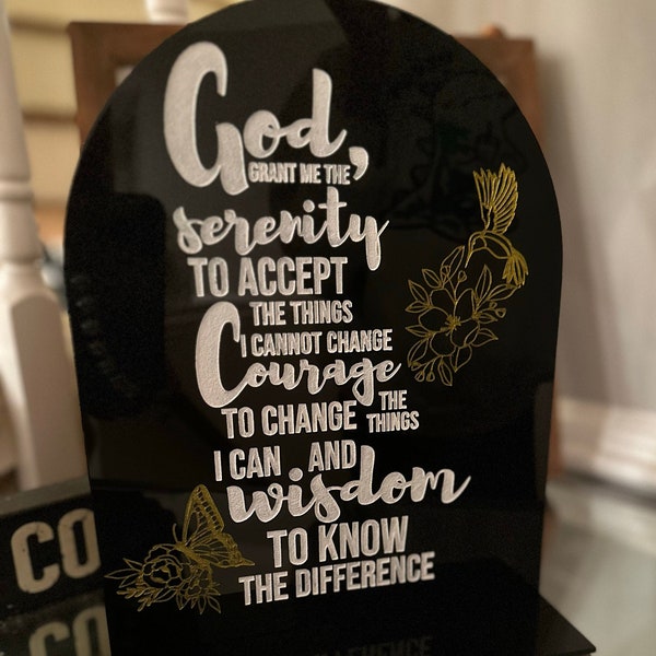 Serenity Sign - Etsy