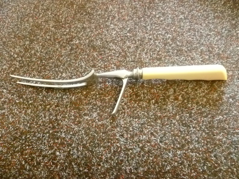 An Antique Faux Bone Handled Carving Knife Set by 'firth Brearley ...