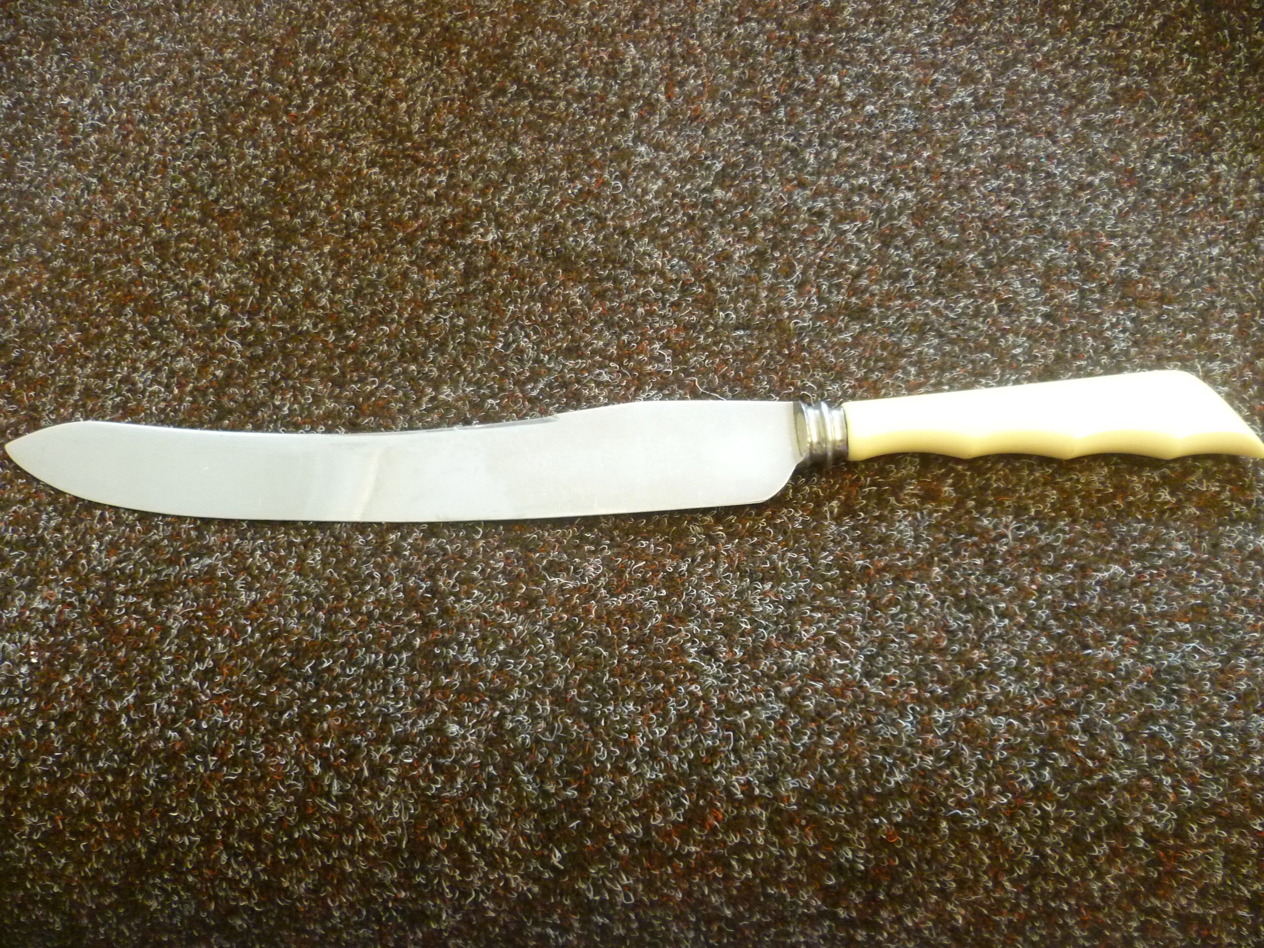 An Antique Faux Bone Handled Carving Knife Set by 'firth Brearley ...