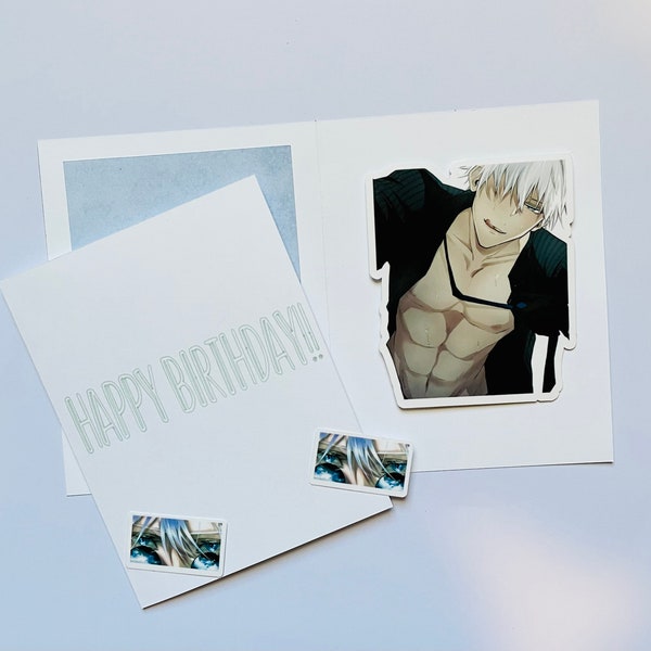Jjk Birthday Card - Etsy Canada