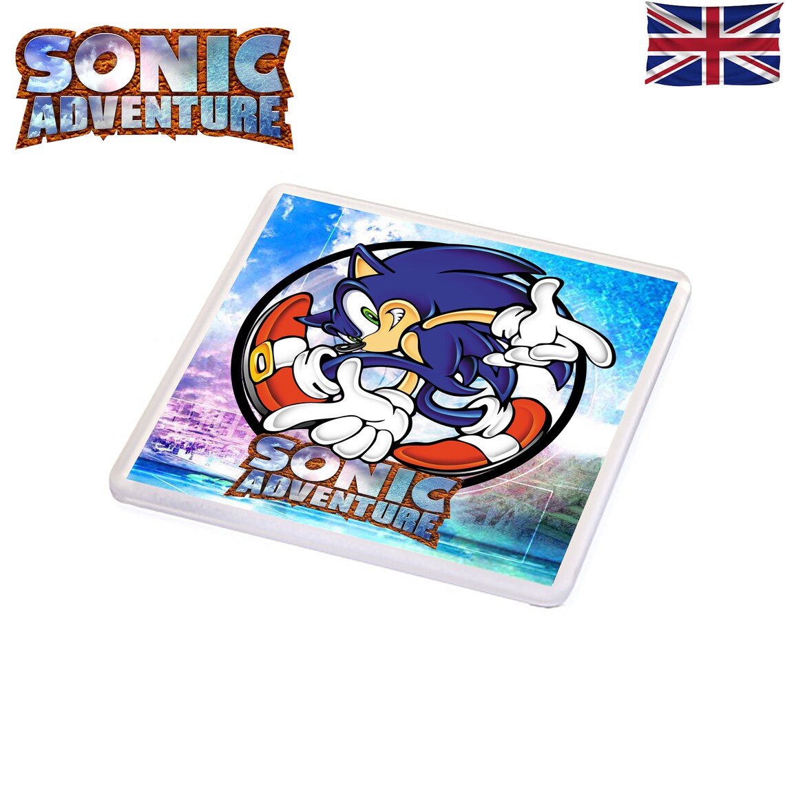 Sonic Adventure Dreamcast Coaster Sega Inspired Beer Mat - Etsy
