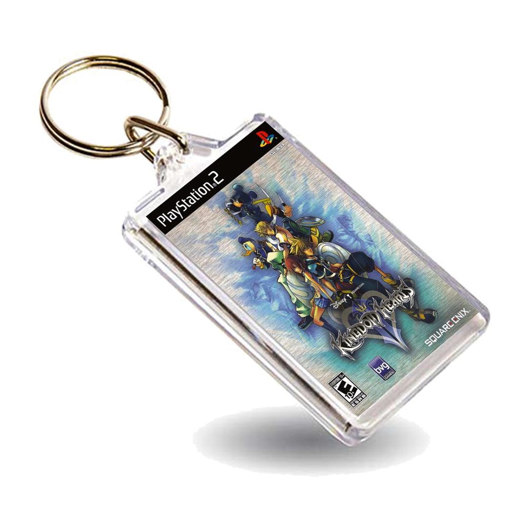 Kingdom Hearts 2 Playstation 2 Inspired Keyring Game Key Chain Retro ...