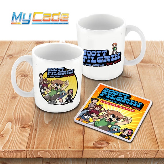 Scott Pilgrim Vs the World Game Style MUG and COASTER Set X1 | Etsy