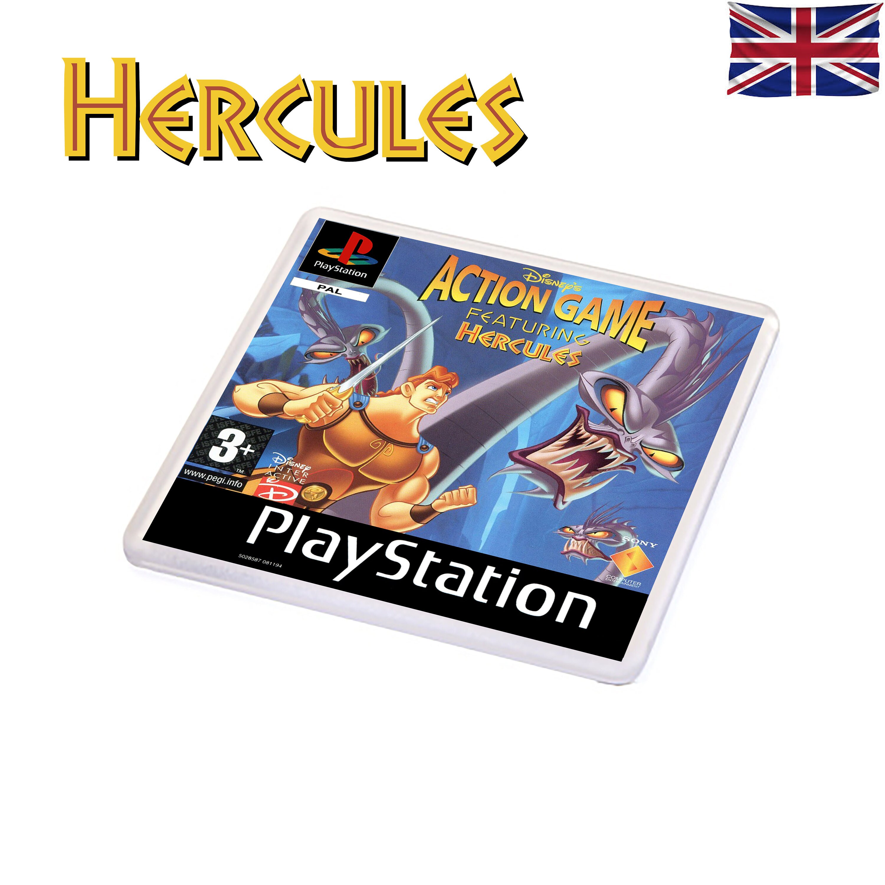 Hercules PS1 Retro Style Gaming COASTER Game Box Art Inspired - Etsy UK