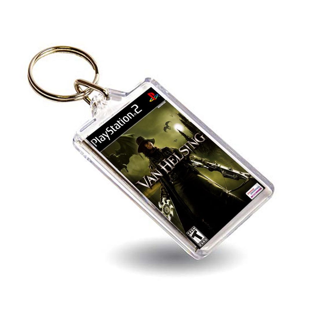 Van Helsing Classic PS2 Inspired Keyring Game Key Chain Retro Plastic ...