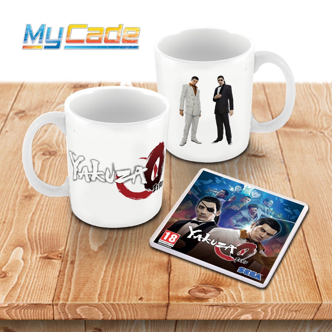 Yakuza Zero 0 Game Inspired MUG and COASTER Set Kazuma Kiryu - Etsy