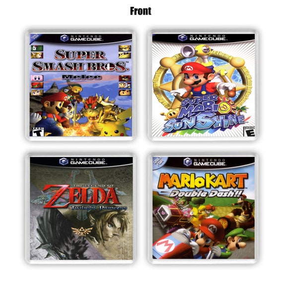 Gamecube Style 4 Set Inspired Plastic Coaster Collection | Etsy