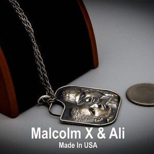 Malcolm X, and Muhammad Ali Necklace (sterling Silver) - Etsy