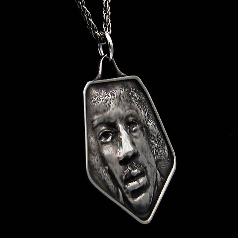 Jimi Hendrix Neecklace Sterling Silver 925 - Etsy