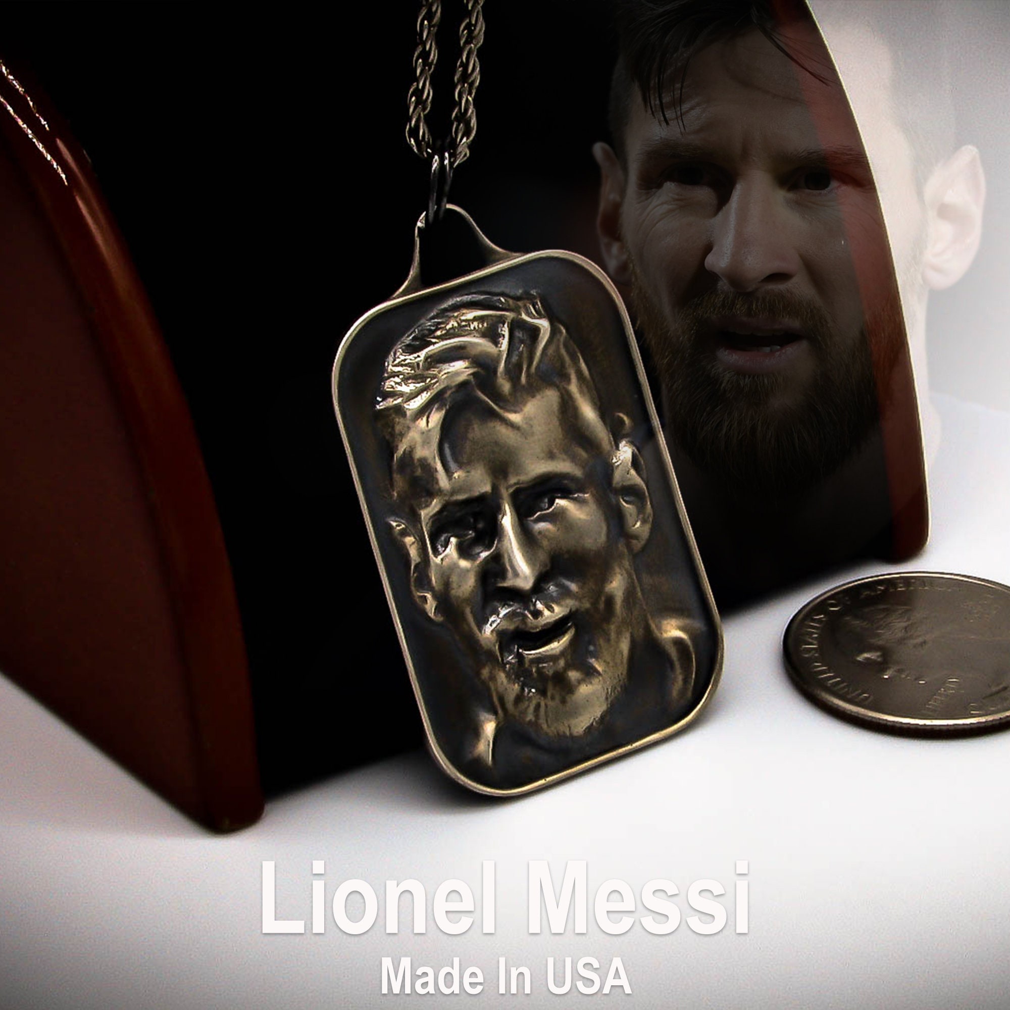Lionel Messi Collar Plata de Ley 925 - Etsy México