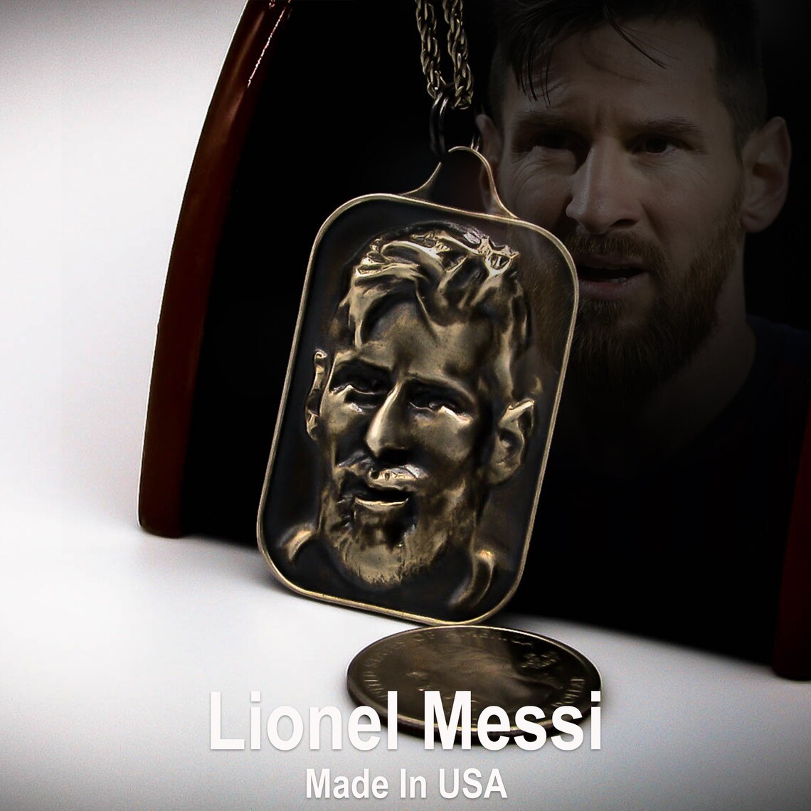 Lionel Messi Collar Plata de Ley 925 - Etsy México