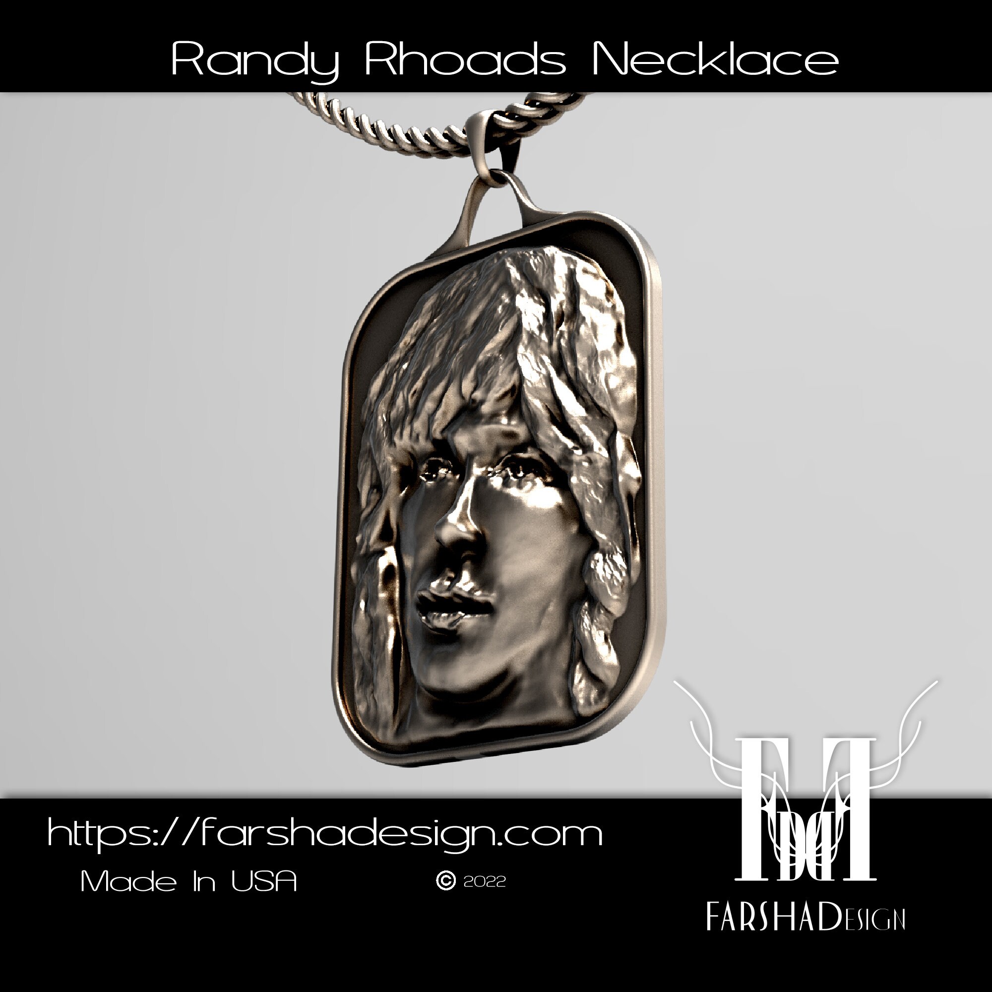 Randy Rhoads Pendant - Etsy
