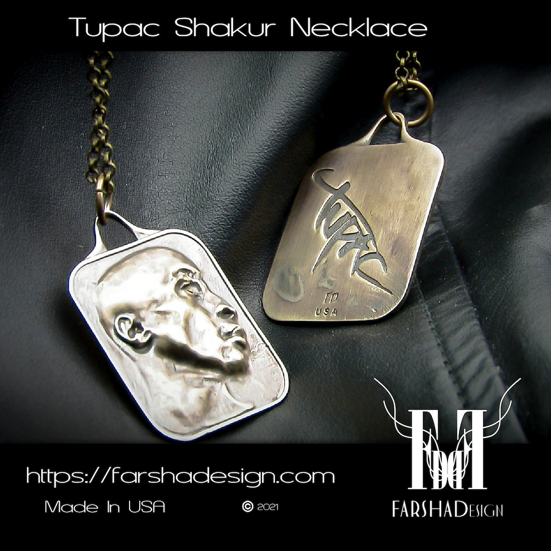 Tupac Shakur Necklace - Etsy